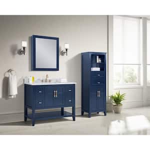 Avanity 24 in. W x 30 in. H Rectangular Solid Wood Medicine Cabinet ...