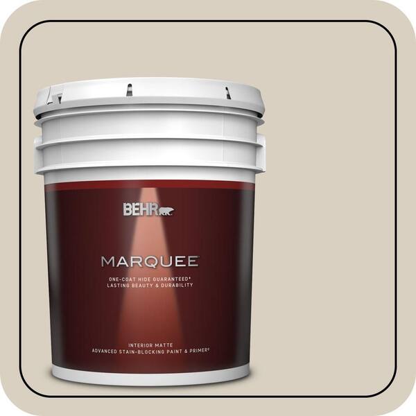 BEHR MARQUEE 5 gal. Designer Collection #DC-011 Gray Envelope Matte ...