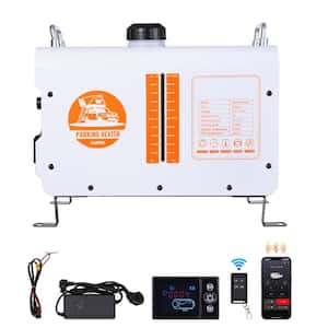 SKYSHALO 8 KW Diesel Heater 27236 BTU /h Black Diesel Utility Forced ...