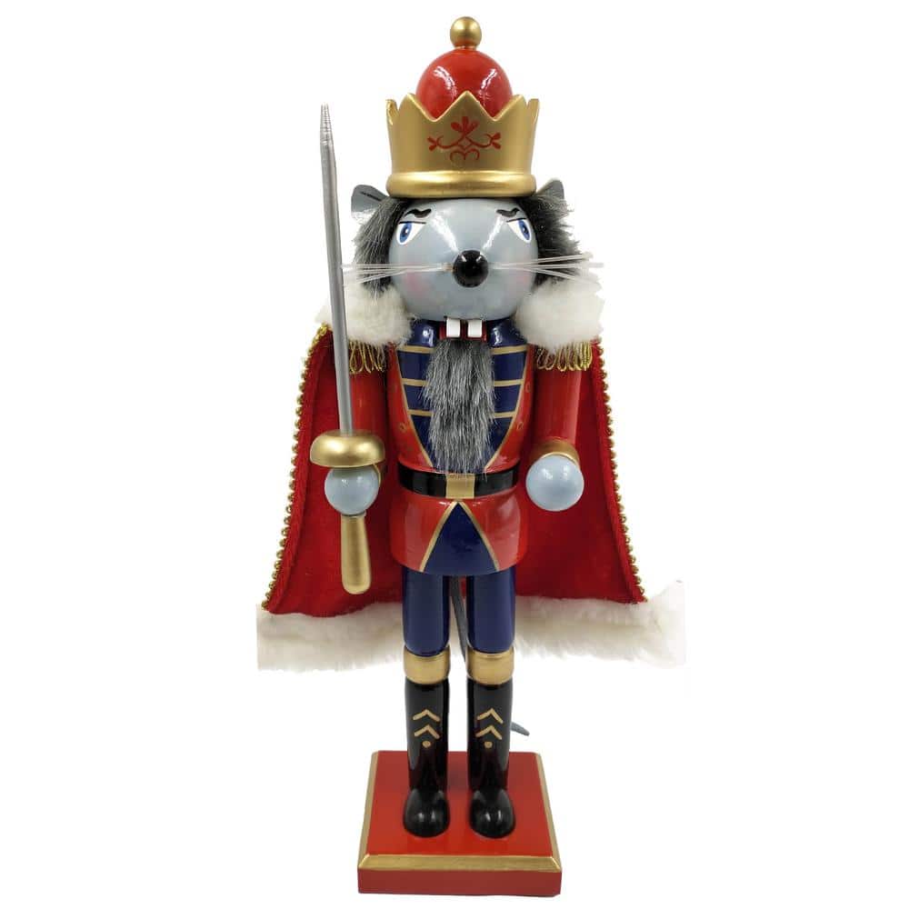 Santa's Workshop 14 in. Mouse King Nutcracker 70153 - The Home Depot