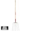 Razor-Back 5-Oval Tine Barley Fork 73141 - The Home Depot