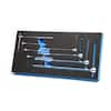 Capri Tools Metric Sliding T-Handle Hex Wrench Set with Mechanic's Tray ...
