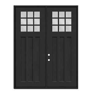 Steves & Sons Regency 72 in. x 96 in. 1/4 9L-SDL Clear Glass RHOS Onyx ...