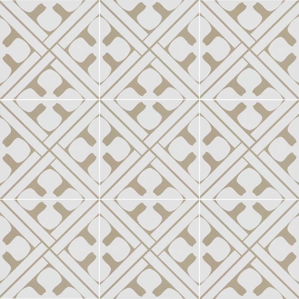 MSI Elora 8 in. x 8 in. Matte Porcelain Floor and Wall Tile Take Home ...