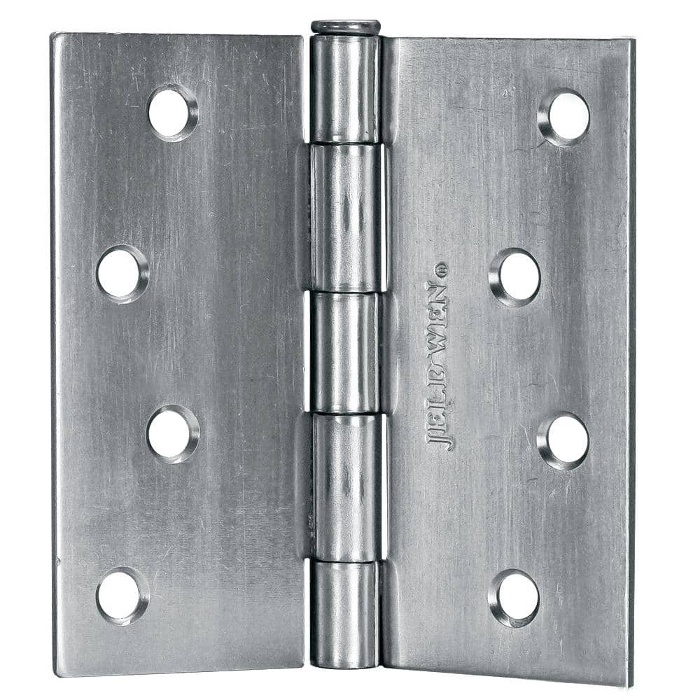 36 in. x 80 in. 3 Panel Equal Left-Hand/Inswing Primed Steel Prehung ...