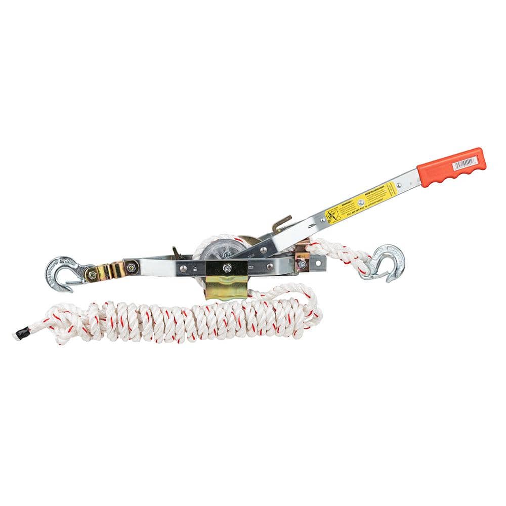 Maasdam Pow'R Pull 1,500 lb. 3/4 Ton Capacity 10:1 Leverage Rope Puller ...