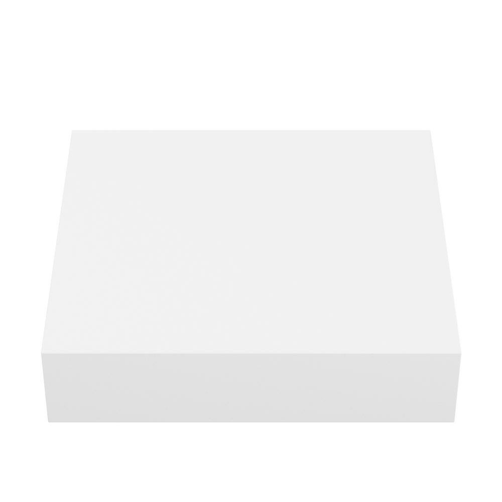 Swiss Madison Monaco 24 in. Floating Bathroom Shelf in Glossy White (SM-VS252) SM-WS600-SH - The ...