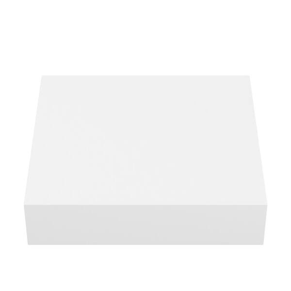 Swiss Madison Monaco 24 in. Floating Bathroom Shelf in Glossy White (SM-VS252) SM-WS600-SH - The ...