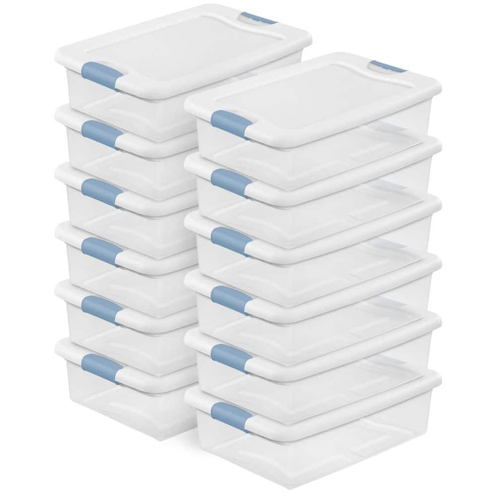 Reviews for Sterilite 32 Qt Plastic Clear Stackable Latching Storage ...