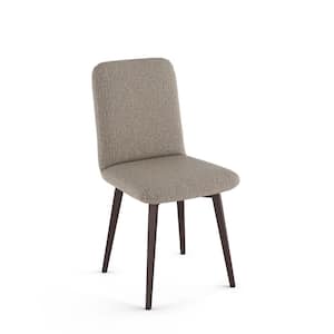 Amisco Derry Light Grey Polyester/Black Metal Dining Chair 34513-WE ...