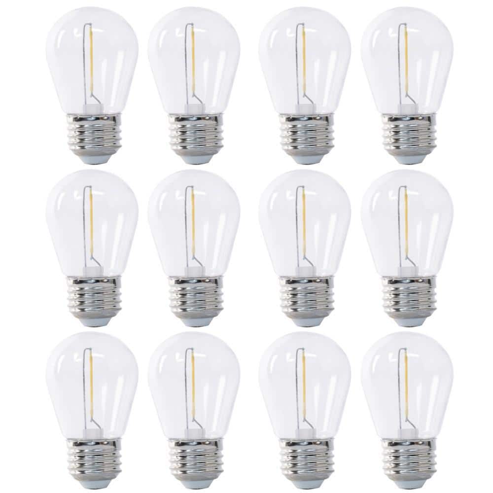 Feit Electric 11-Watt Equivalent S14 String Light LED Light Bulb, Warm ...