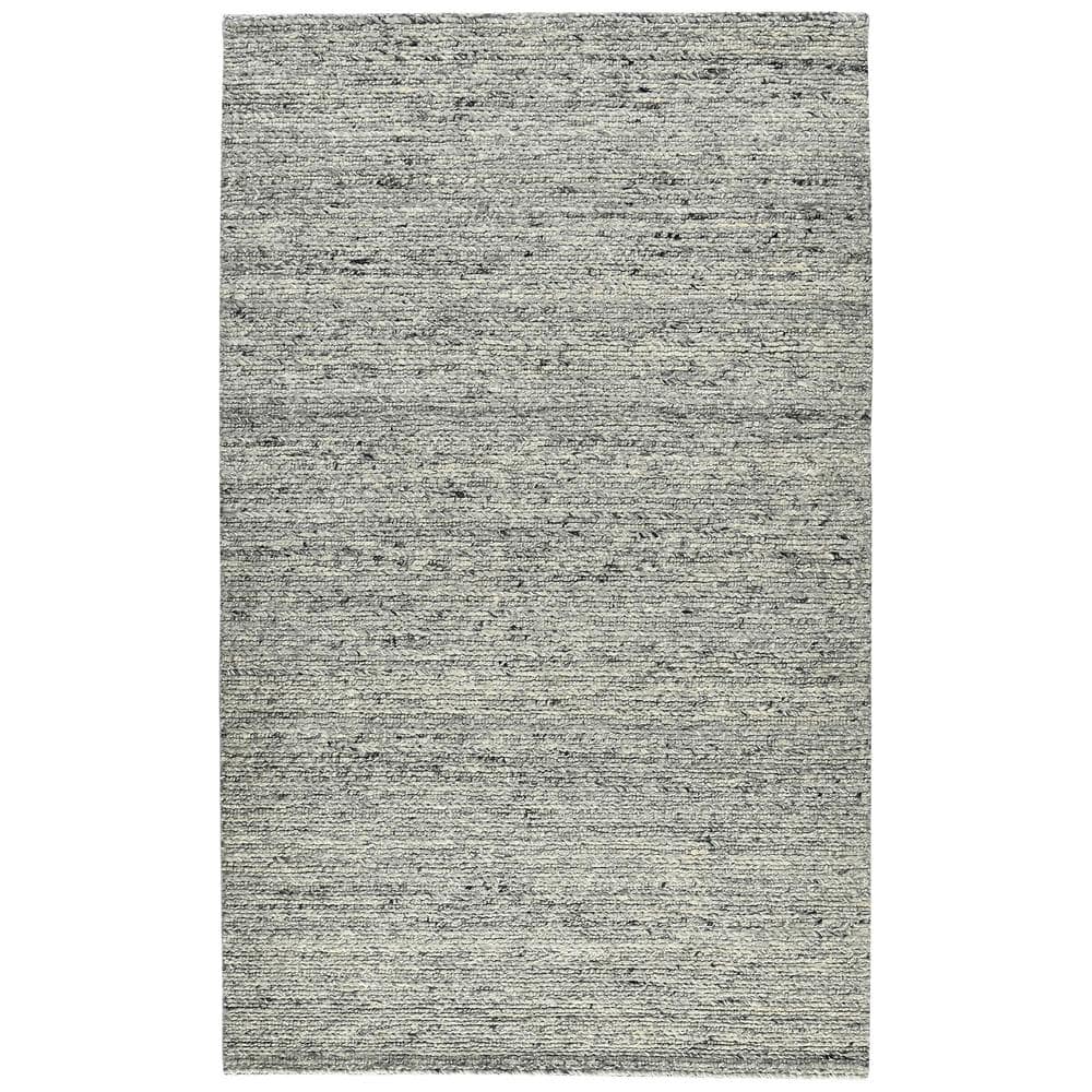 Amer Rugs Norwood 4x6 Area Rug Ivory Wool Rectangle Low Pile Striped ...