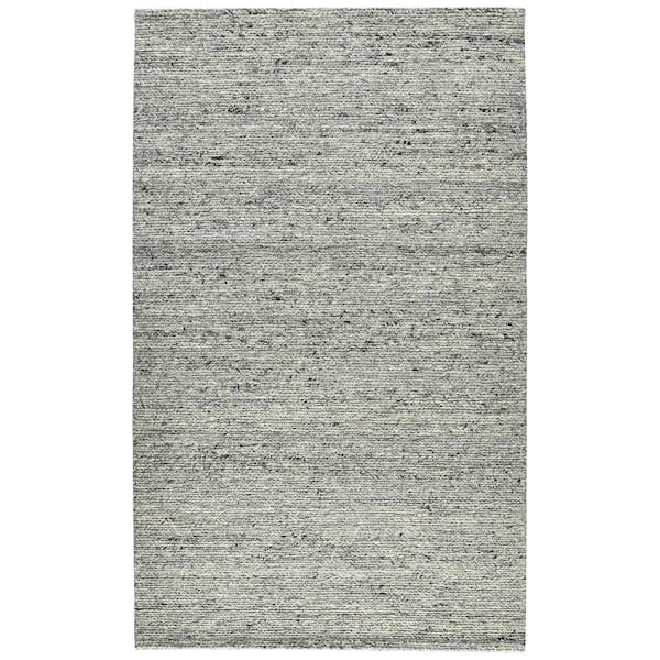 Amer Rugs Norwood 4x6 Area Rug Ivory Wool Rectangle Low Pile Striped ...
