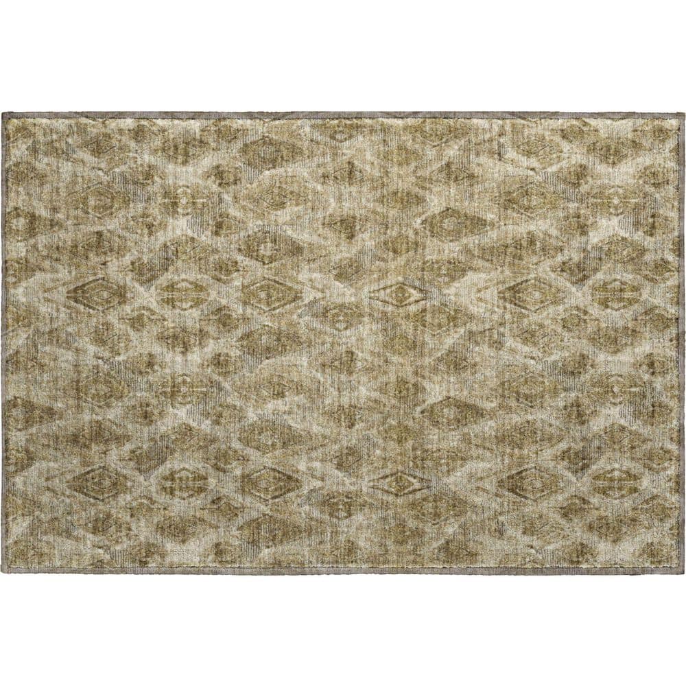 Addison Rugs Mayfield Premium Machine Washable Indoor/Outdoor Geometric ...