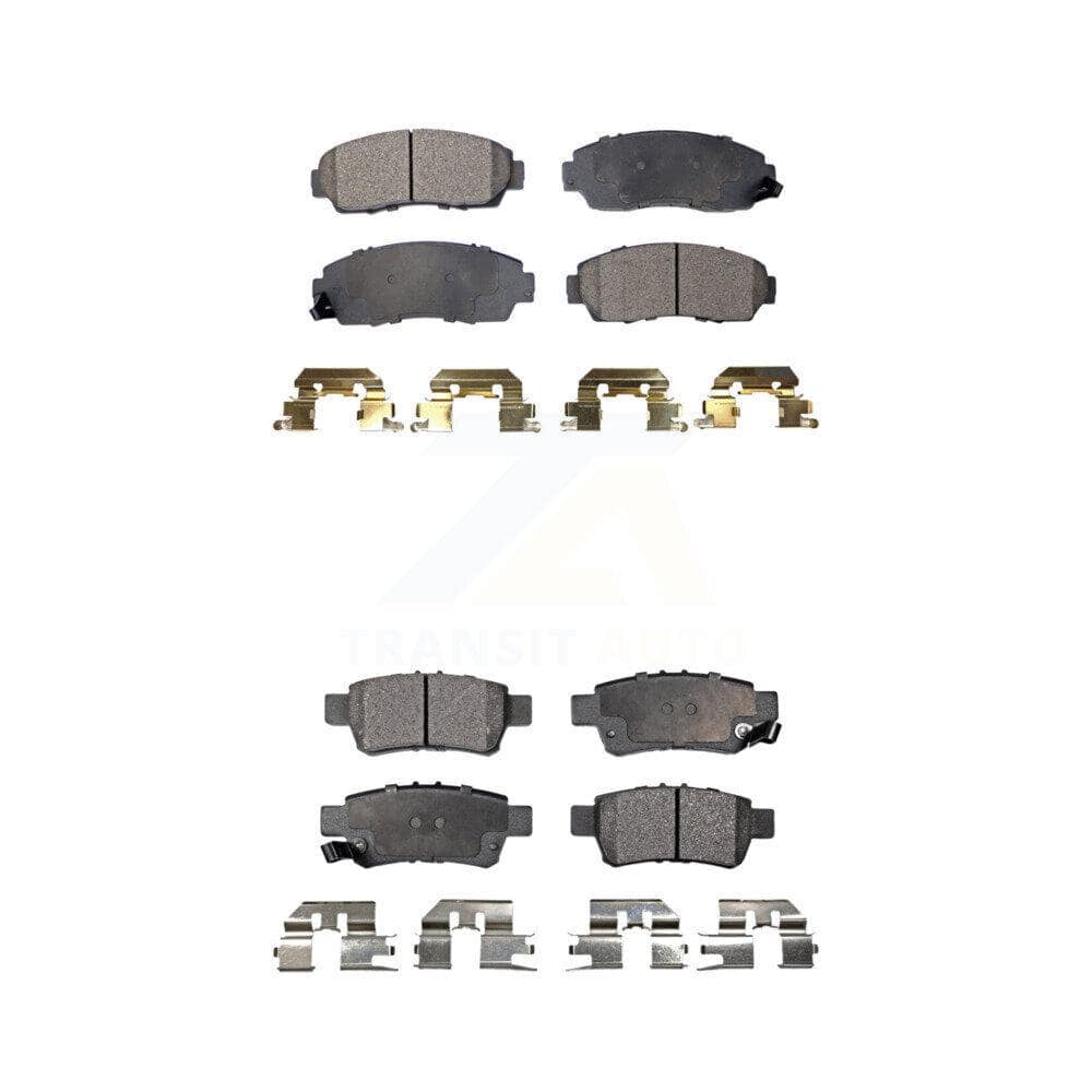 TEC Front Rear Ceramic Brake Pads Kit For 2005-2010 Honda Odyssey KTC ...