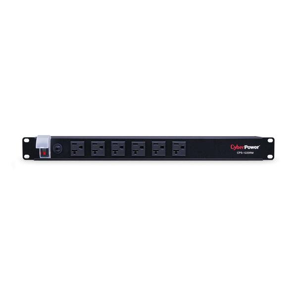 CyberPower 120-Volt 12-Outlet 1U Rackmount PDU-CPS1220RM - The Home Depot