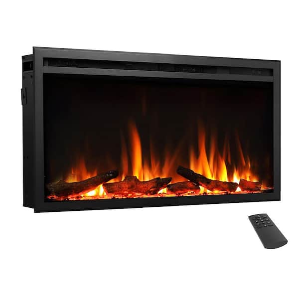 Legend Flame Austin 33 in. W Wall Mount Electric Fireplace, Touch ...