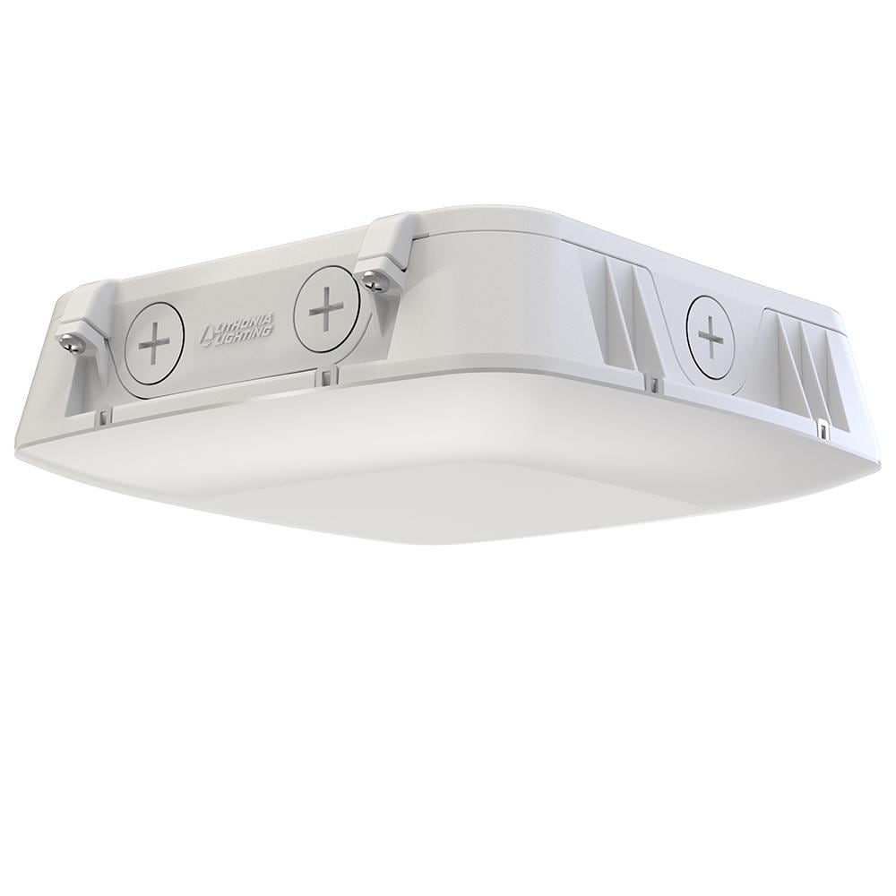 Lithonia Lighting CNY White Outdoor Integrated LED Canopy Light w ...