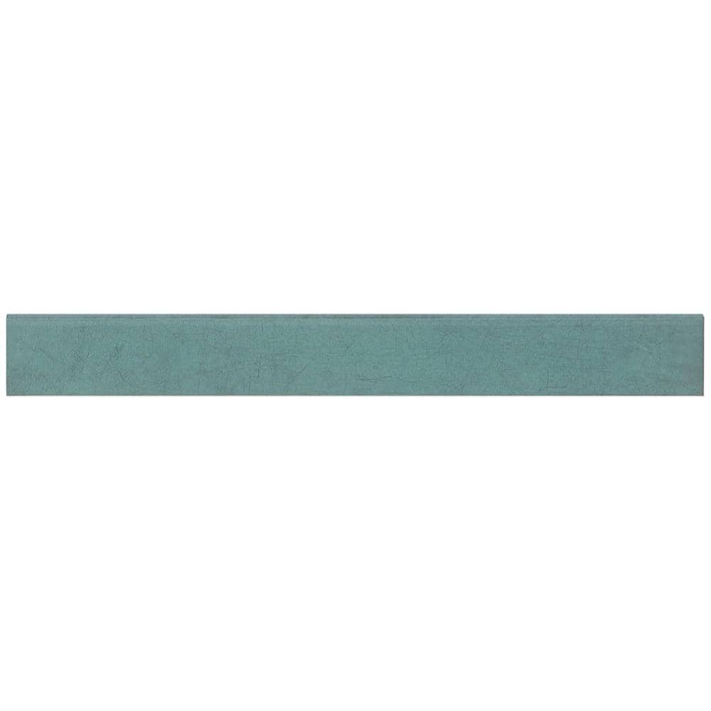 Ivy Hill Tile Forge Emerald Green 2.83 in. x 23.62 in. Matte Porcelain ...