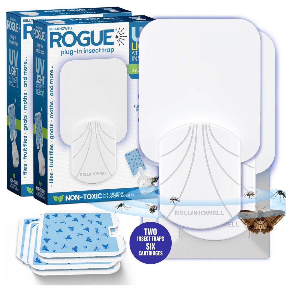 Bell + Howell Rogue Indoor Plug-In Insect Trap for Fruit Flies, Gnats ...