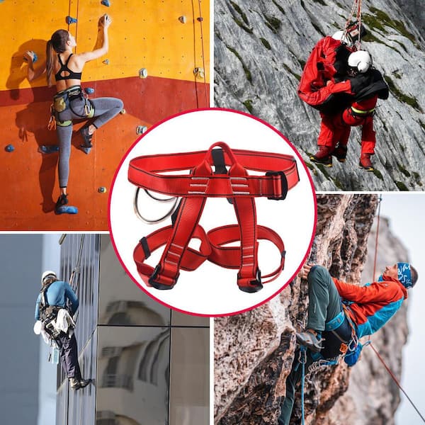 Harness For Men Construction NVNOO Mountaineering Rock Climbing Half ...