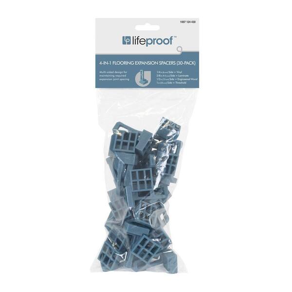 Lifeproof 4-in-1 Flooring Expansion Spacer for Vinyl, Laminate and ...
