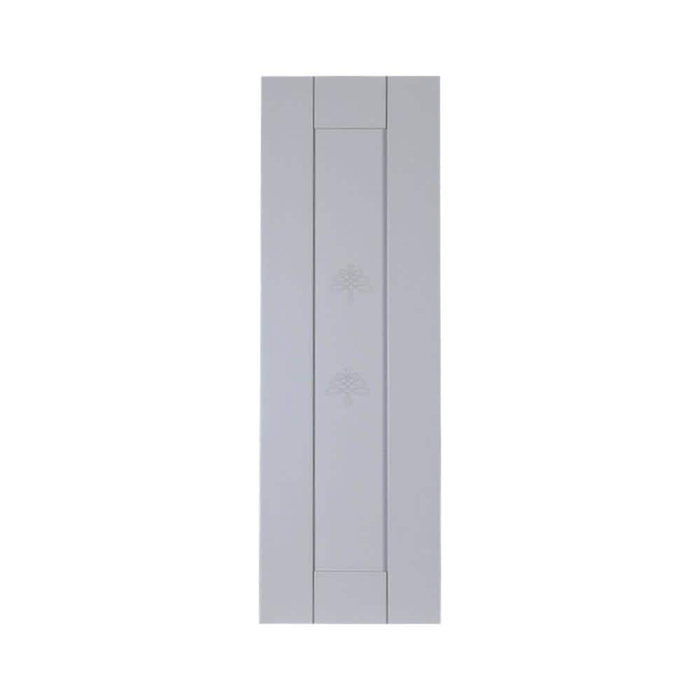 LIFEART CABINETRY Anchester Shaker Light Gray Decorative Door Panel 12 ...