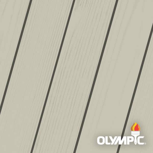 Olympic Maximum 1 gal. Vanilla Bean Solid Color Exterior Stain and ...