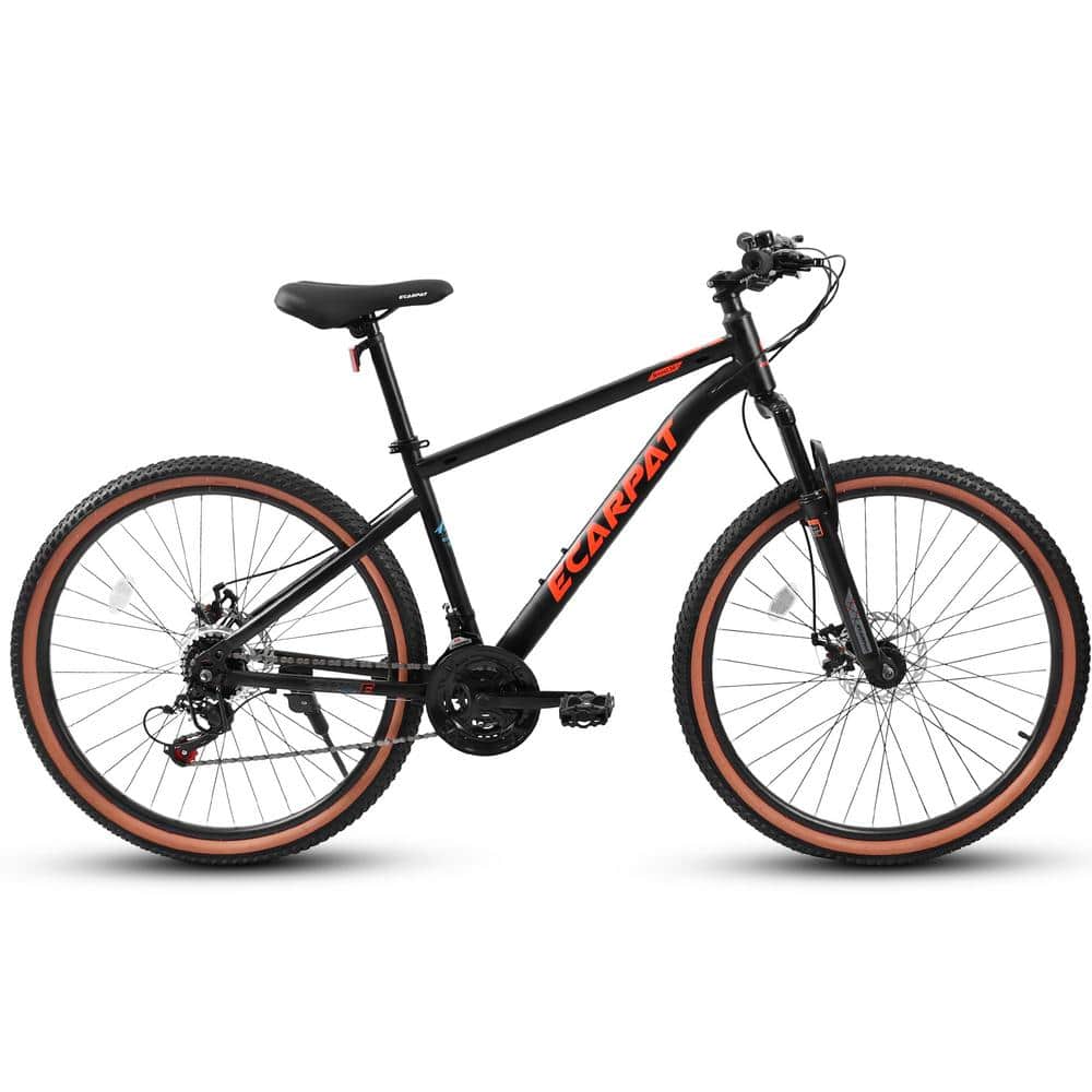 Zeus & Ruta 24 in. Mountain Bike with 21-Speed and Carbon Steel Frame ...