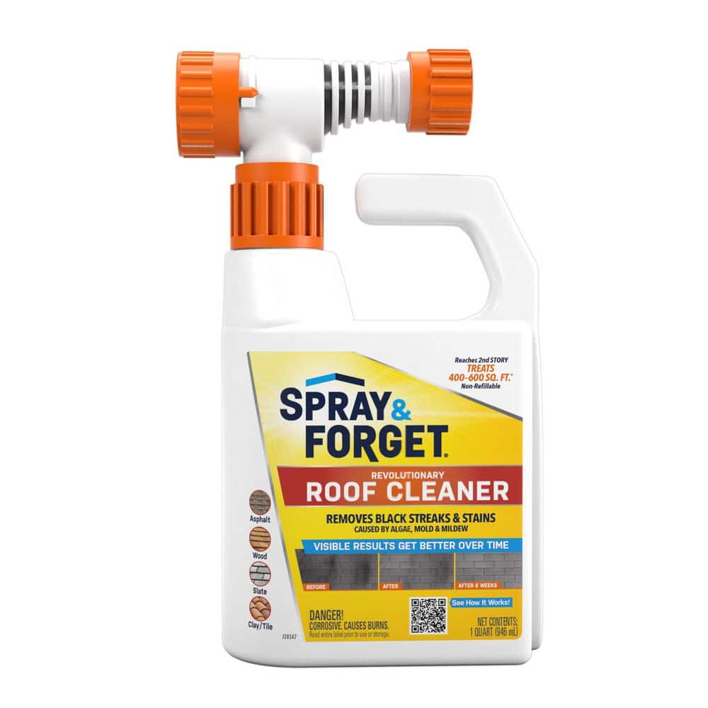 Spray & Forget 32 oz. Super Concentrated Revolutionary Roof Cleaner ...