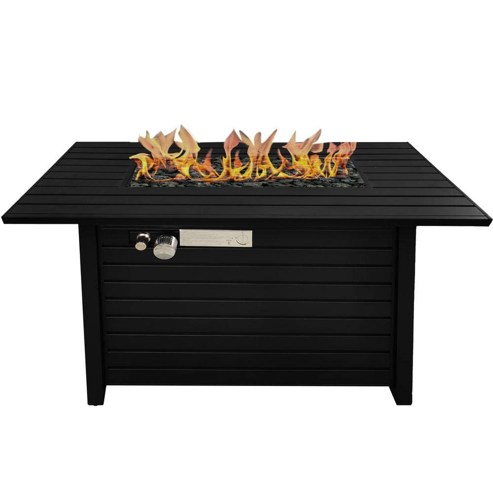 ToolCat 42 in. 40000 BTU Steel Outdoor Propane Natural Gas Fire Pit ...