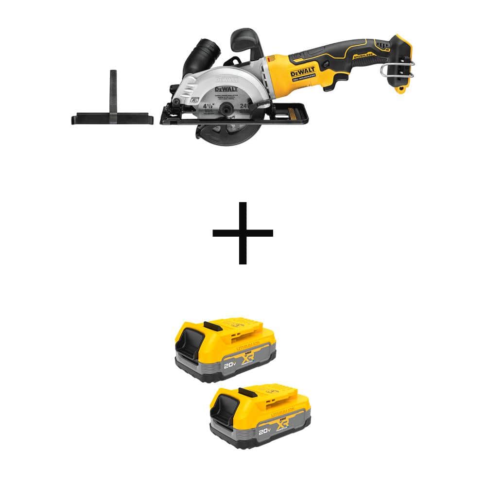 DEWALT ATOMIC 20-Volt MAX Lithium-Ion Cordless Brushless 4-1/2 in ...