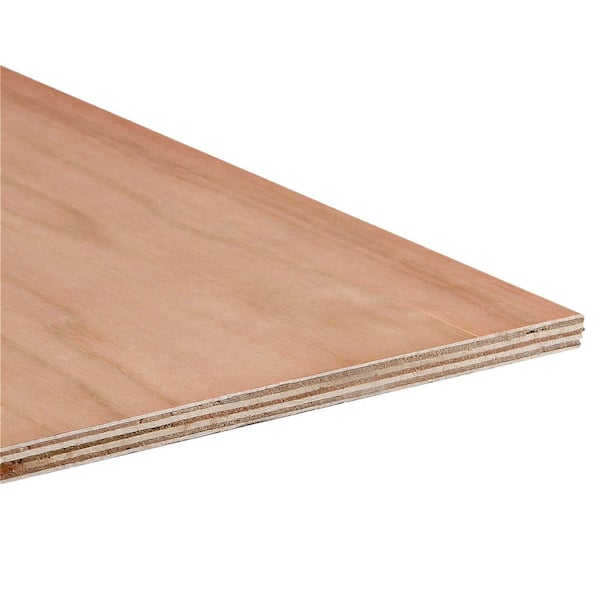 ProWood .625 in. x 2 ft. x 2 ft. Brazilwood Virola Plywood 100153 - The ...