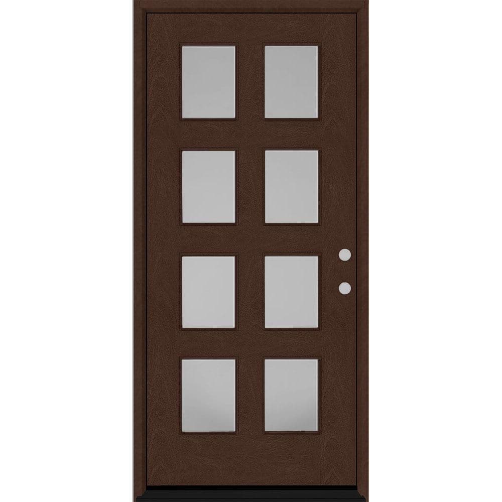 Steves & Sons Regency 42 in. x 80 in. 8L Modern Clear Glass LHIS ...