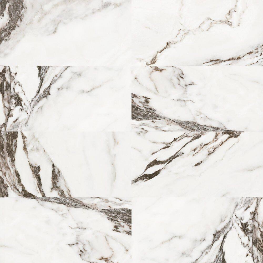 Giorbello Spanish Mirage Porcelain 12 in. x 24 in. Floor and Wall Tile ...