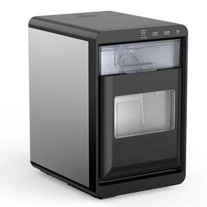 ICEMAN 9.65 in. Countertop Pebble Ice Maker, Waterline Compatible ...