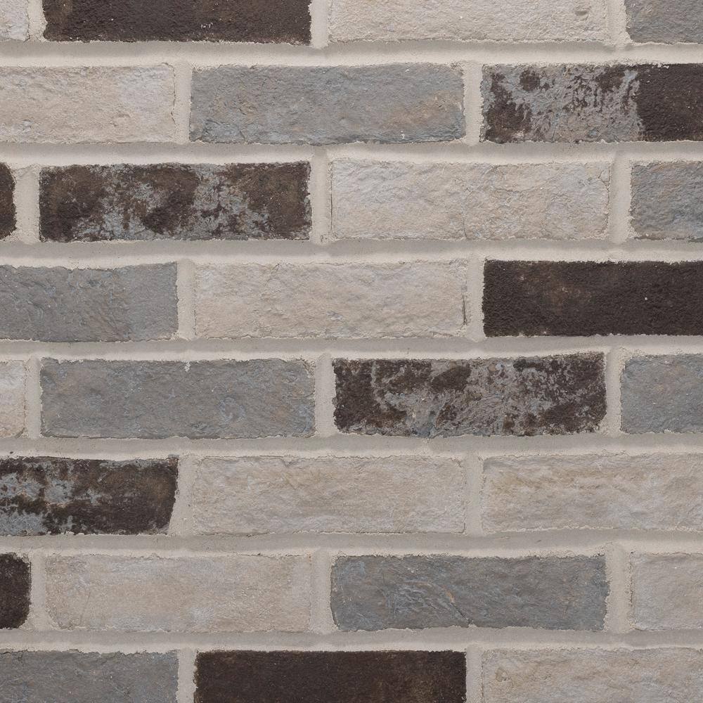 Brickwebb 28 in. x 10.5 in. x .5 in. Driftwood Brick Sheets - Flats ...