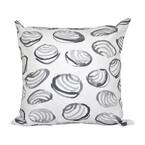 Ceylon Gray Geometric 17 in. x 17 in. Throw Pillow-PG798GY1-16 - The ...