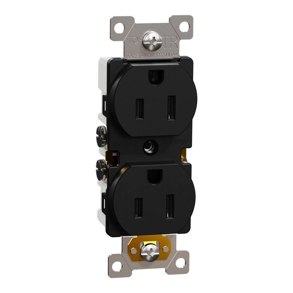 Square D X Series 15 Amp 125V Tamper Resistant Indoor Duplex Outlet ...