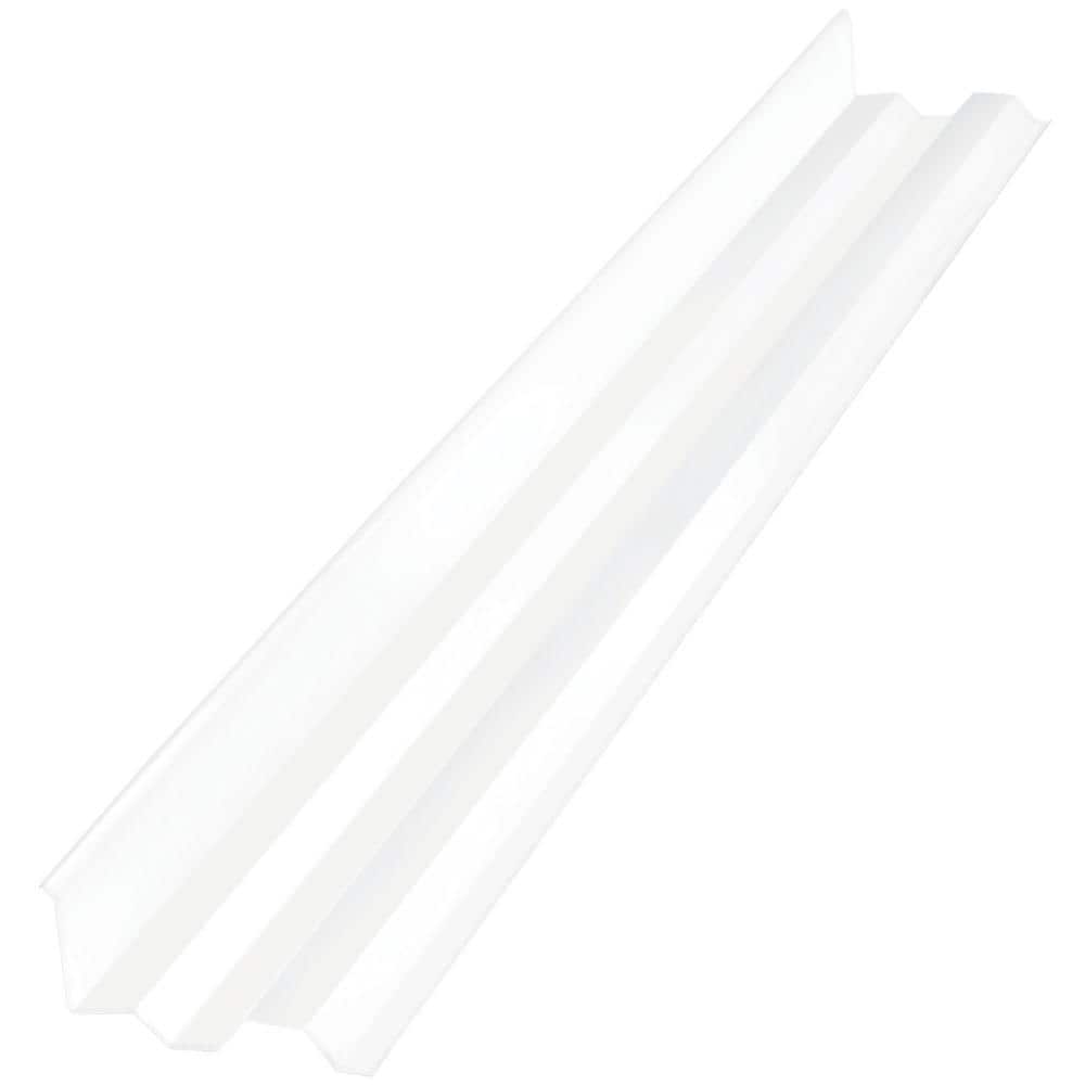 Reviews for Suntuf 4 ft. Polycarbonate Side Ridge Flashing in Clear ...