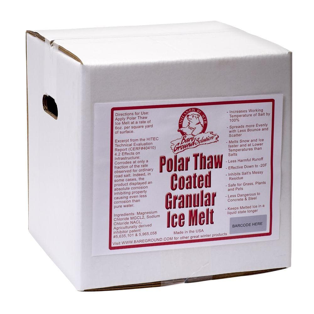 Bare Ground 40 lbs. Coated Granular Ice Melt (Pallet of 48 Boxes ...