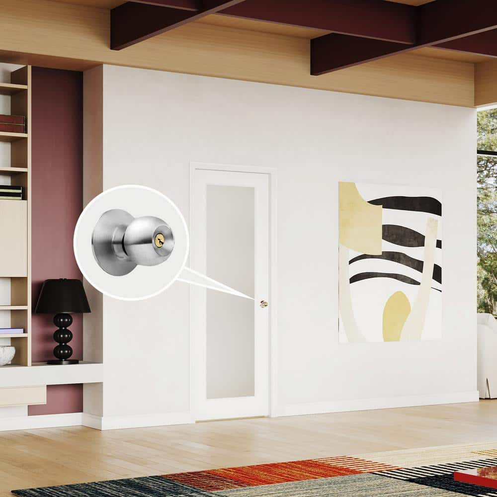 Reviews for TENONER 24 in. x 80 in. Full-Lite Frosted Glass Interior ...