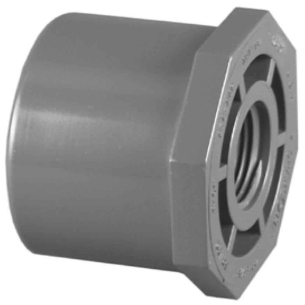 Charlotte Pipe 2 in. x 3/4 in. PVC Bushing PVC 08108 4000 - The Home Depot