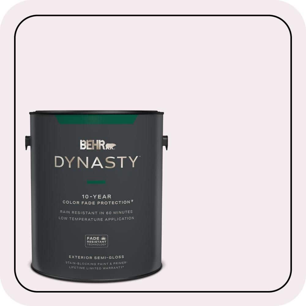 BEHR DYNASTY 1 gal. #690C-1 Sweet Illusion Semi-Gloss Exterior Stain ...