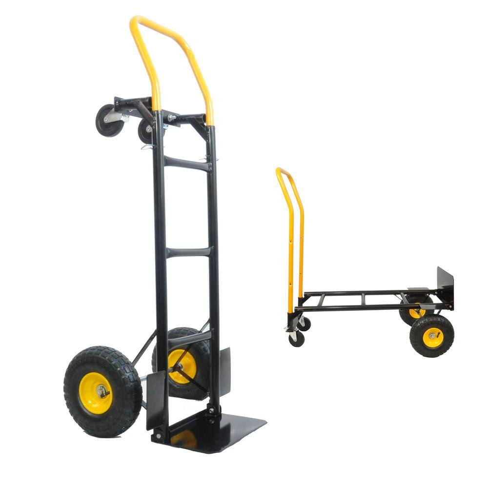Kahomvis 330 lbs. Hand Truck Capacity Heavy-Duty Adjustable Platform ...