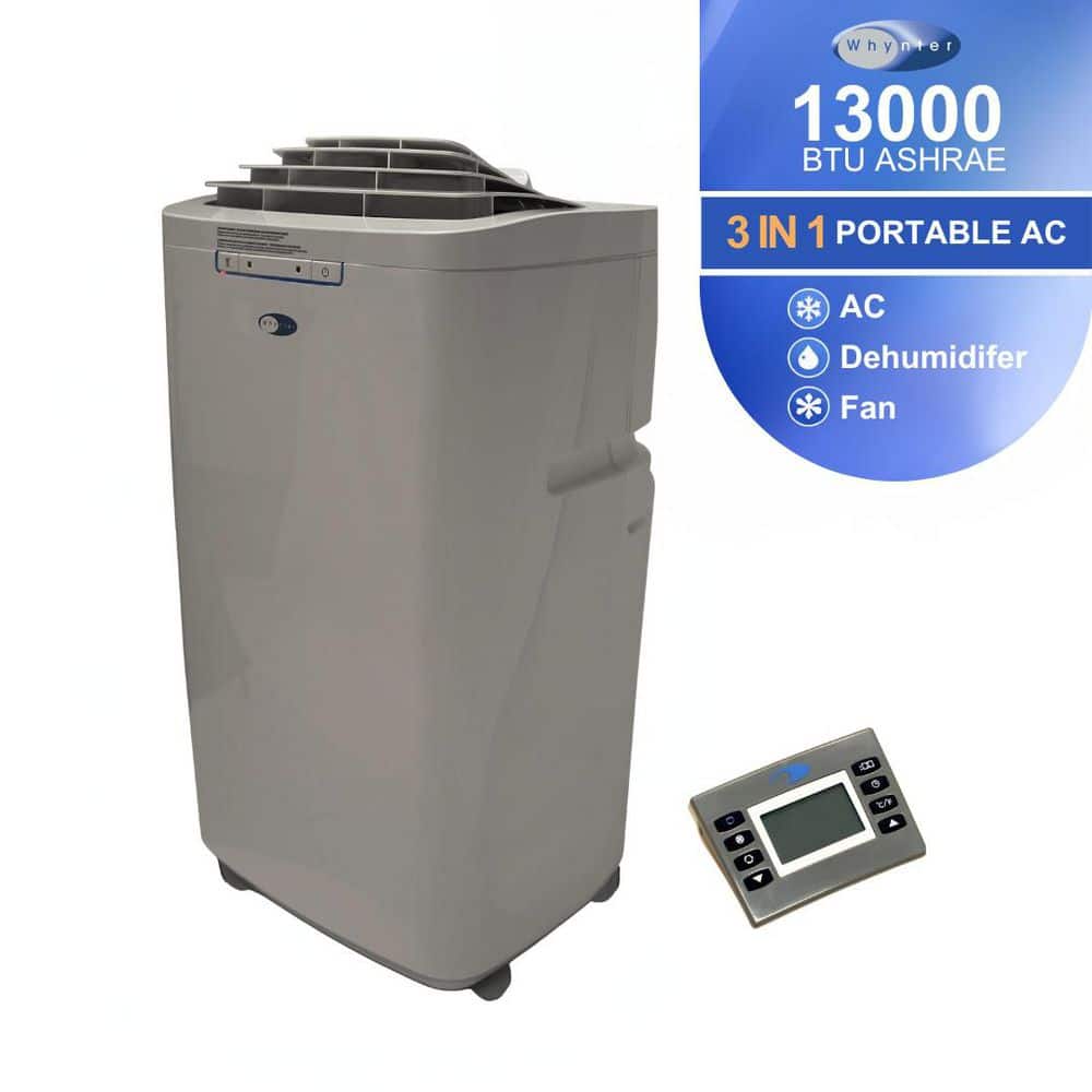 Whynter 6,400 (DOE) BTU Portable Air Conditioner Cools 420 sq. ft ...