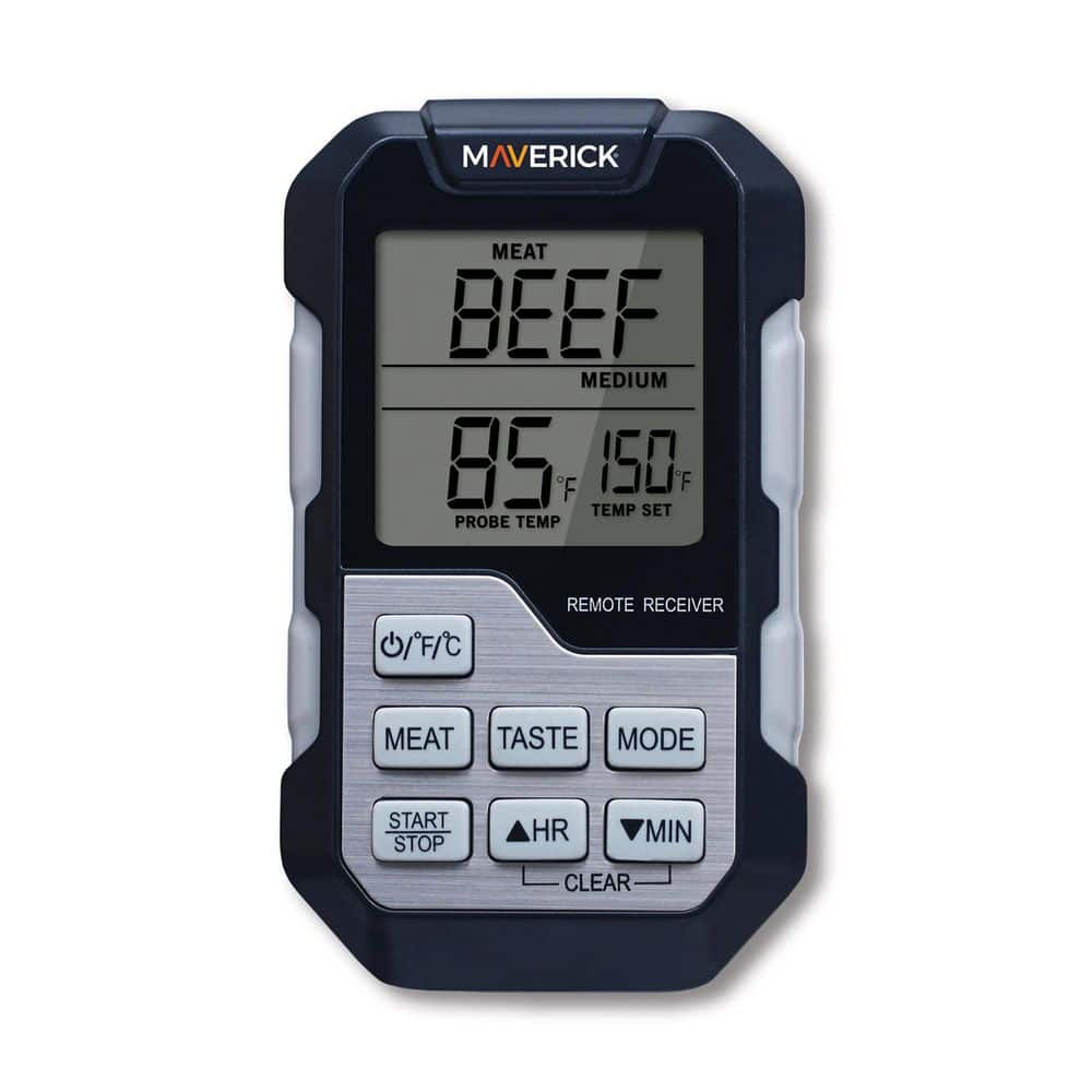 Maverick Black Barbeque Thermometer and Timer with Single Probe HD-82 ...