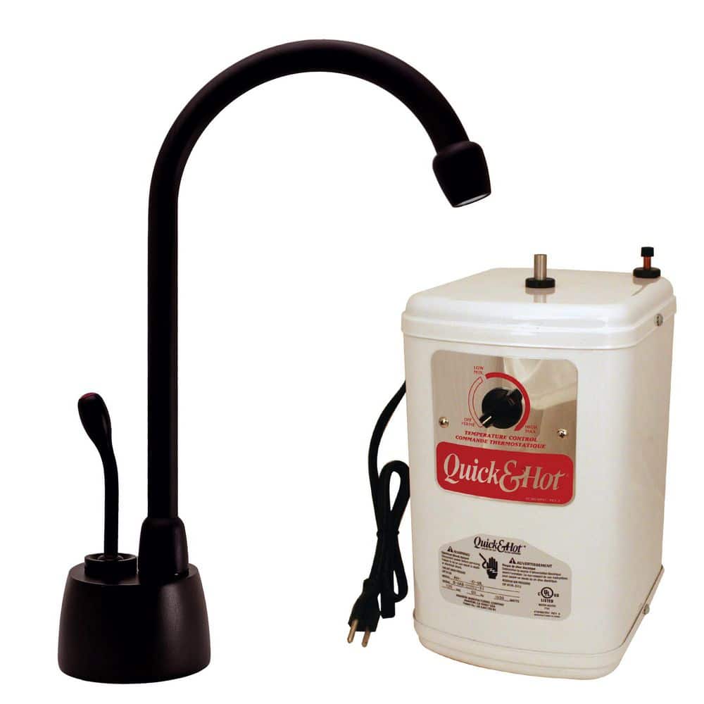 Westbrass 9 in. Velosah 1-Handle Hot Water Dispenser Faucet with ...