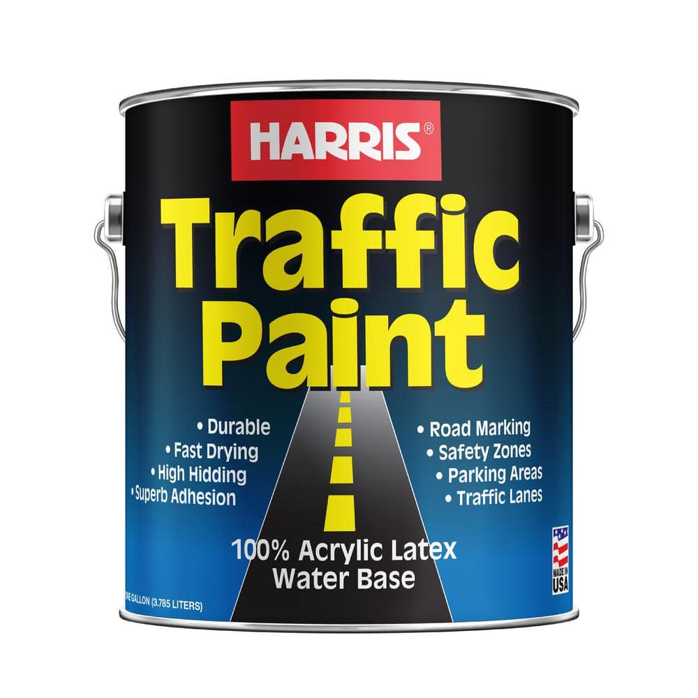 Waterborne Traffic Paint 1-Gal. Flat Blue Interior/Exterior Paint 45127 ...