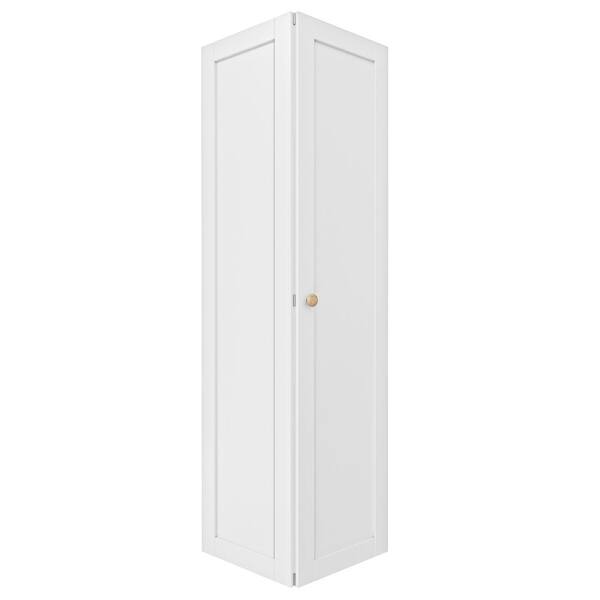 ARK DESIGN 36 in. x 80 in. Solid Core 1-Lite Panel White Primed ...